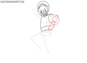 How to Draw Toph - Easy Drawing Art