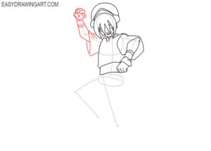How to Draw Toph - Easy Drawing Art