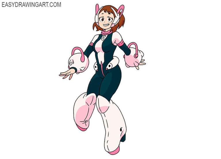 How to Draw Uraraka - Easy Drawing Art