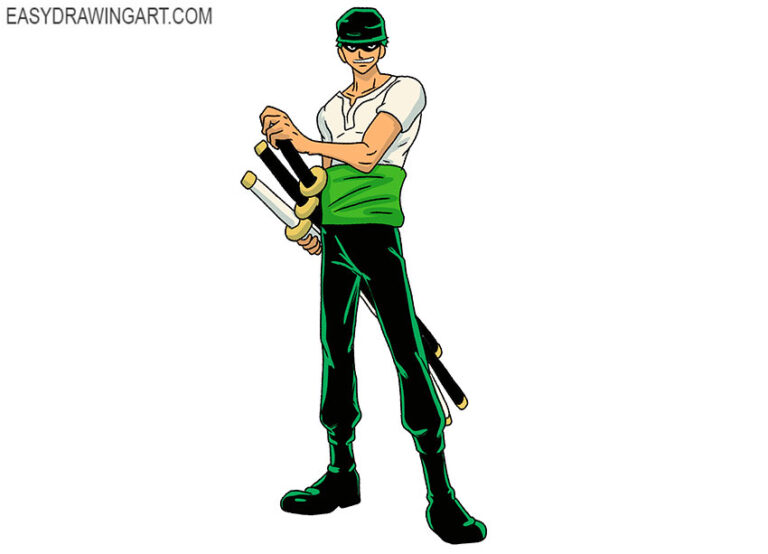 How to Draw Zoro - Easy Drawing Art