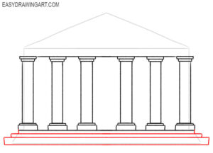 How to Draw a Bank - Easy Drawing Art