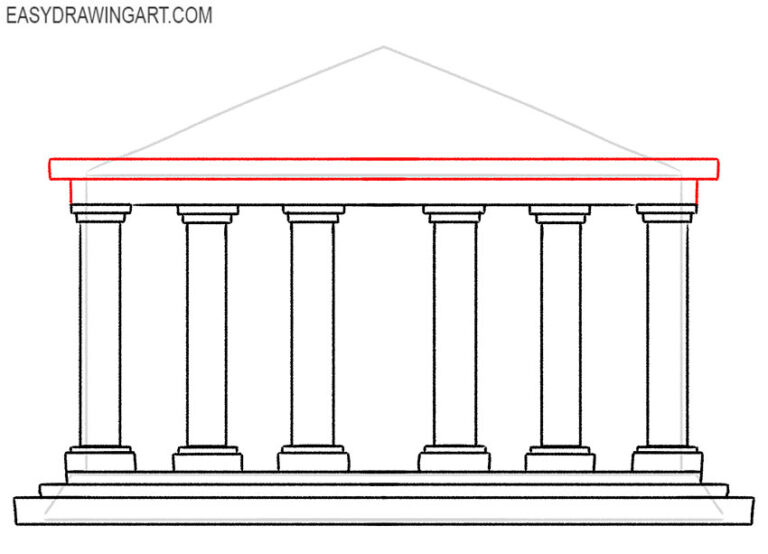 How to Draw a Bank - Easy Drawing Art