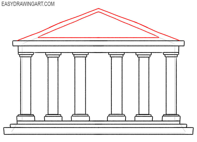 How to Draw a Bank - Easy Drawing Art