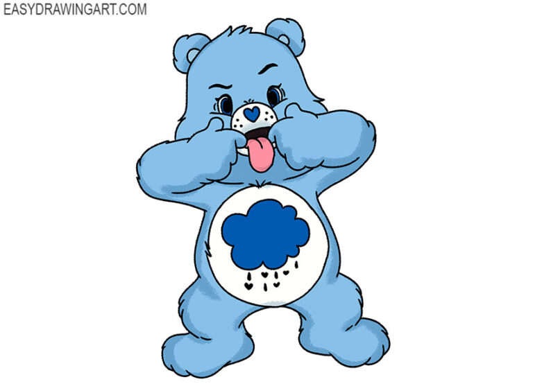 How to Draw a Care Bear - Easy Drawing Art