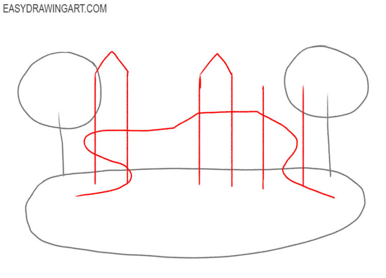 How to Draw a Playground - Easy Drawing Art
