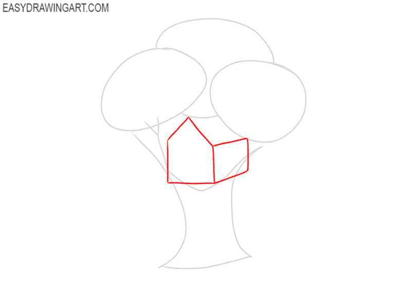 How to Draw a Tree House - Easy Drawing Art