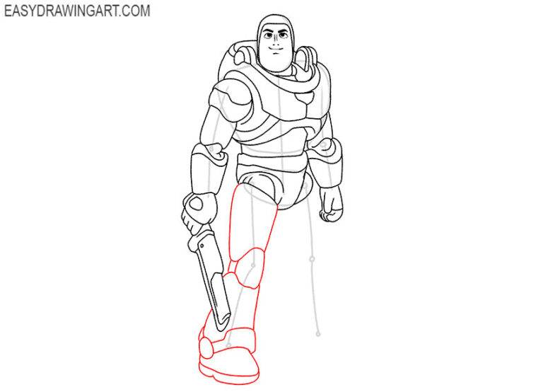 How to Draw Buzz Lightyear - Easy Drawing Art