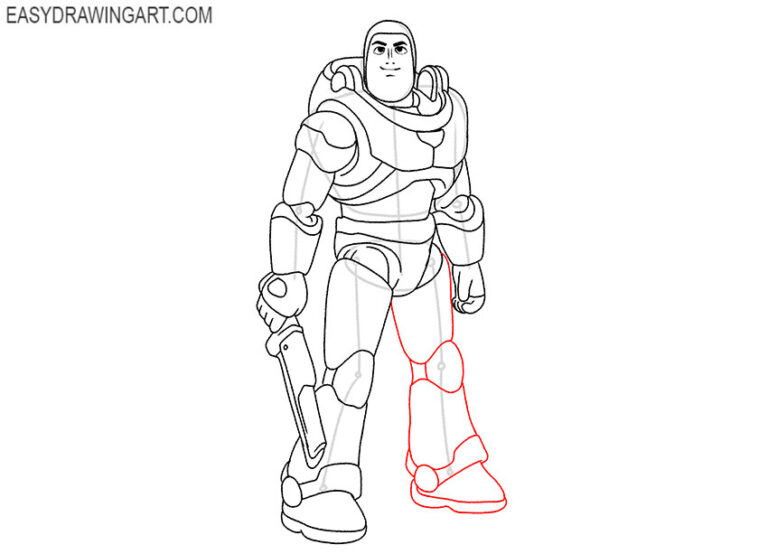 How to Draw Buzz Lightyear - Easy Drawing Art