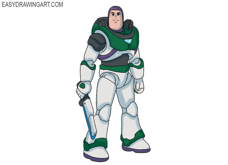 How to Draw Buzz Lightyear - Easy Drawing Art