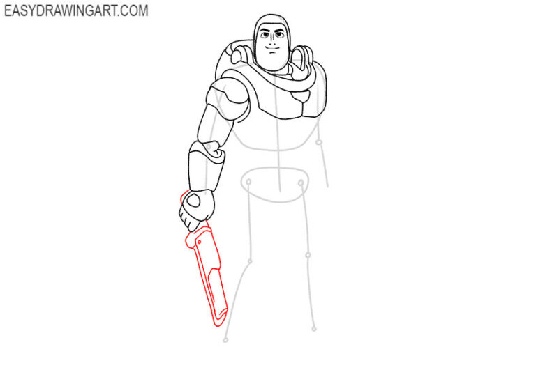 How to Draw Buzz Lightyear - Easy Drawing Art