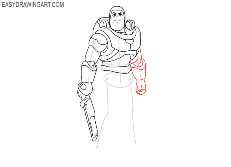 How to Draw Buzz Lightyear - Easy Drawing Art