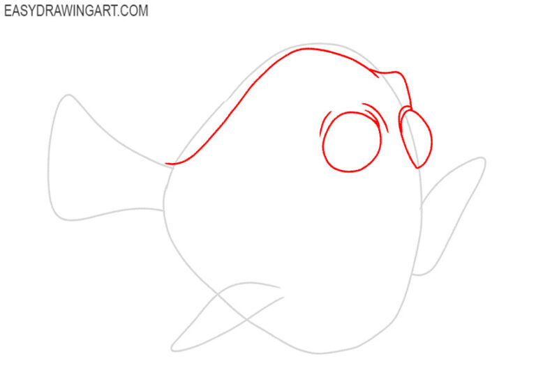 How to Draw Dory - Easy Drawing Art