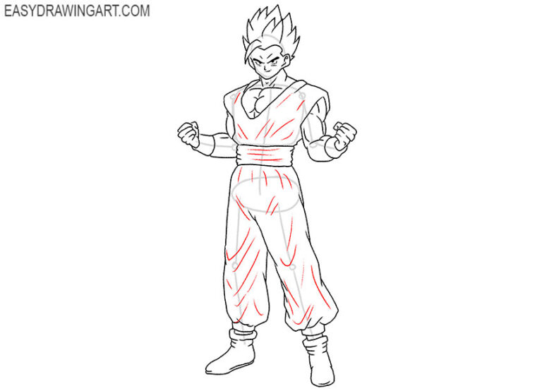 How to Draw Gohan - Easy Drawing Art