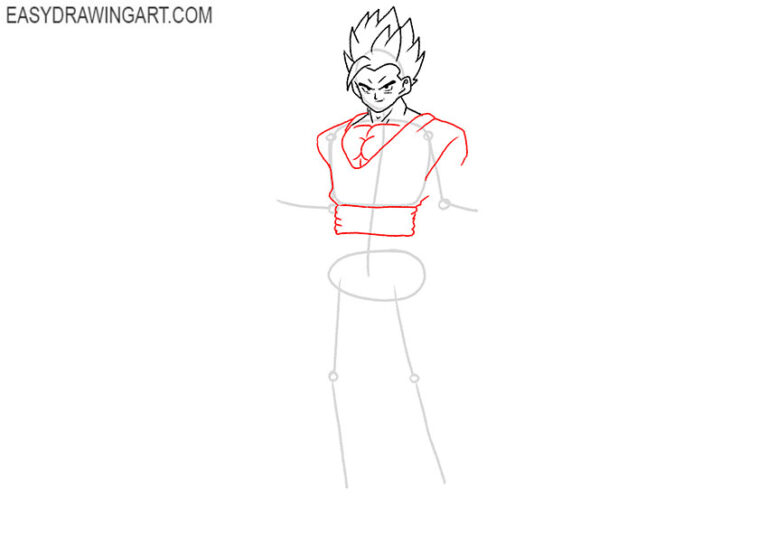 How to Draw Gohan - Easy Drawing Art