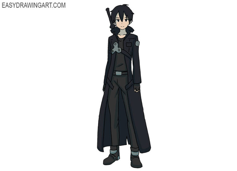 How to Draw Kirito - Easy Drawing Art