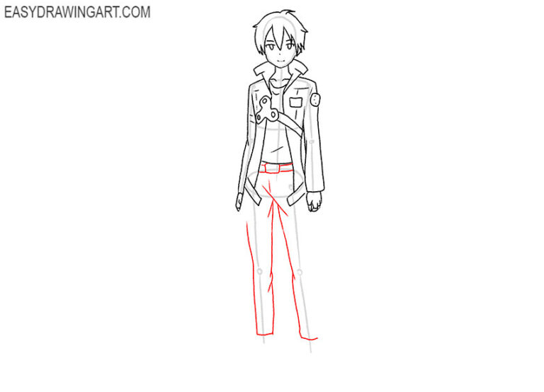 How to Draw Kirito - Easy Drawing Art