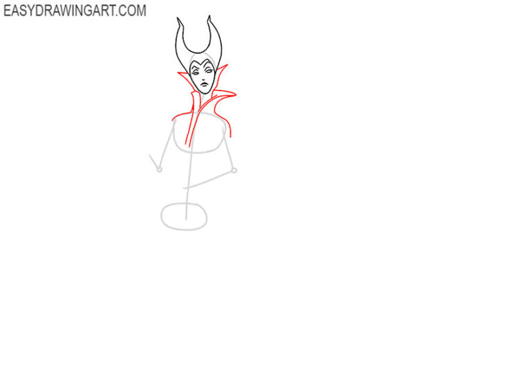 How to Draw Maleficent - Easy Drawing Art