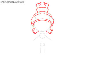 How to Draw Marvin the Martian - Easy Drawing Art