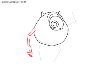 How to Draw Mike Wazowski - Easy Drawing Art