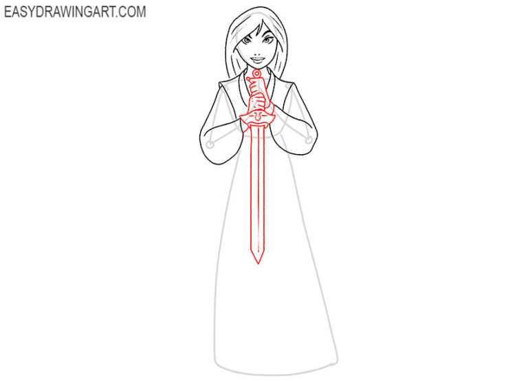 How to Draw Mulan - Easy Drawing Art