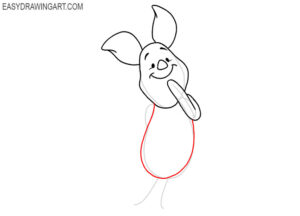 How to Draw Piglet - Easy Drawing Art