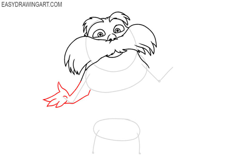 How to Draw the Lorax - Easy Drawing Art