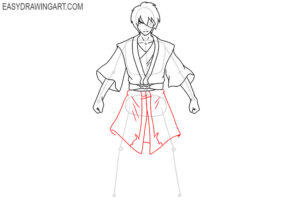 How to Draw Zuko - Easy Drawing Art