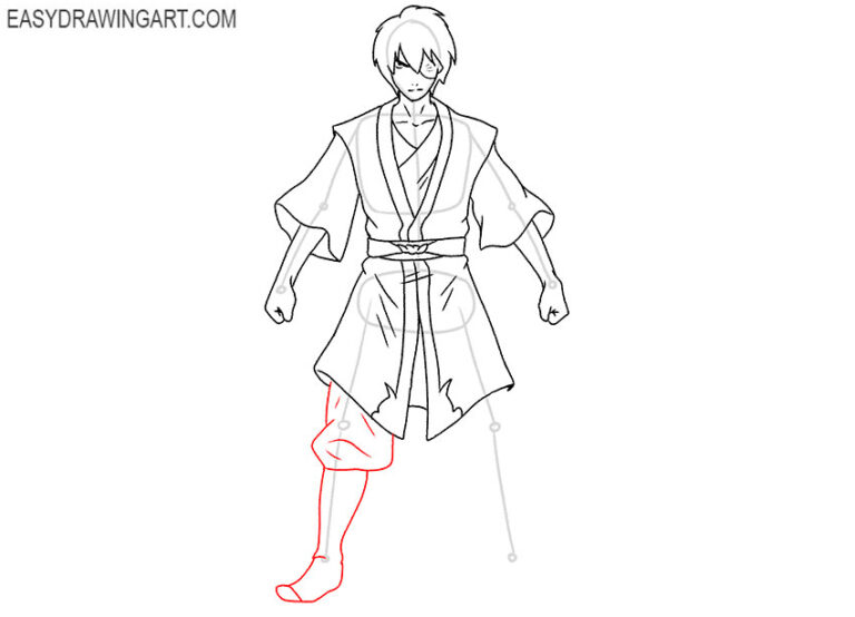 How to Draw Zuko - Easy Drawing Art