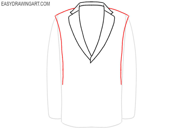 How to Draw a Blazer - Easy Drawing Art
