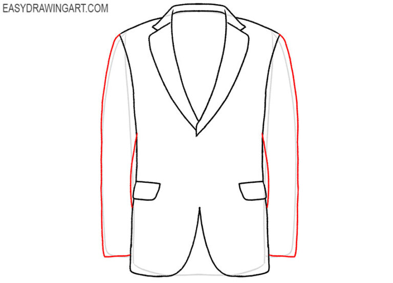 How to Draw a Blazer - Easy Drawing Art