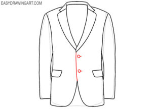 How to Draw a Blazer - Easy Drawing Art