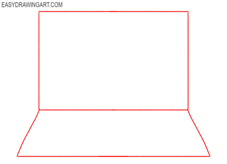 How to Draw a Laptop - Easy Drawing Art