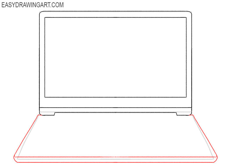 How to Draw a Laptop - Easy Drawing Art