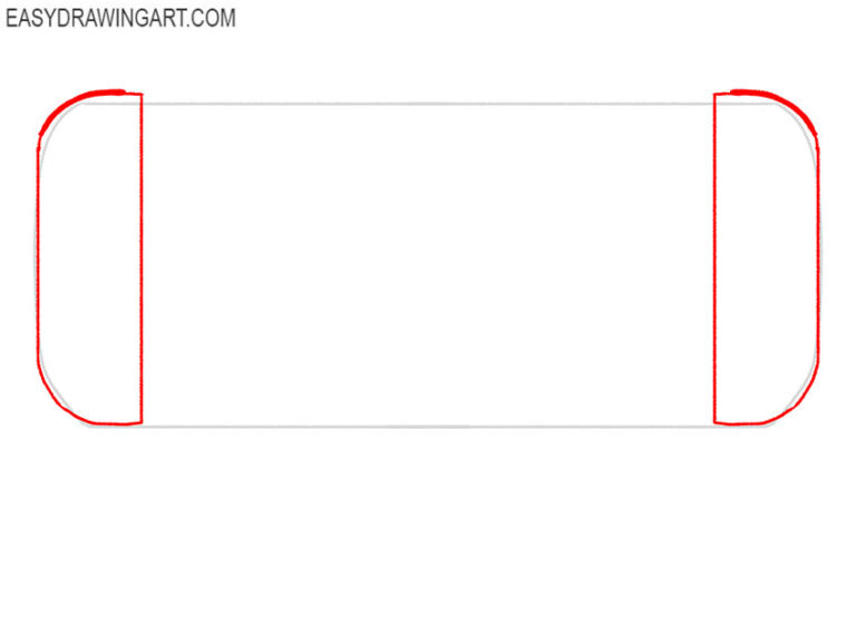 How to Draw a Nintendo Switch - Easy Drawing Art
