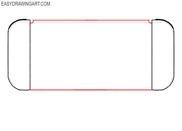 How to Draw a Nintendo Switch - Easy Drawing Art