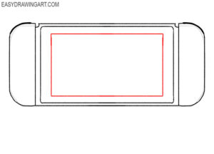 How to Draw a Nintendo Switch - Easy Drawing Art