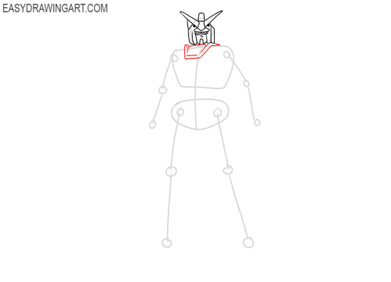 How to Draw Gundam - Easy Drawing Art