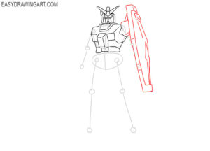 How to Draw Gundam - Easy Drawing Art