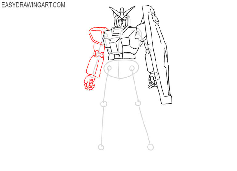 How to Draw Gundam - Easy Drawing Art