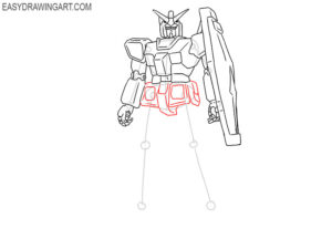 How to Draw Gundam - Easy Drawing Art