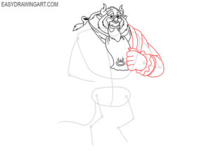 How to Draw the Beast - Easy Drawing Art