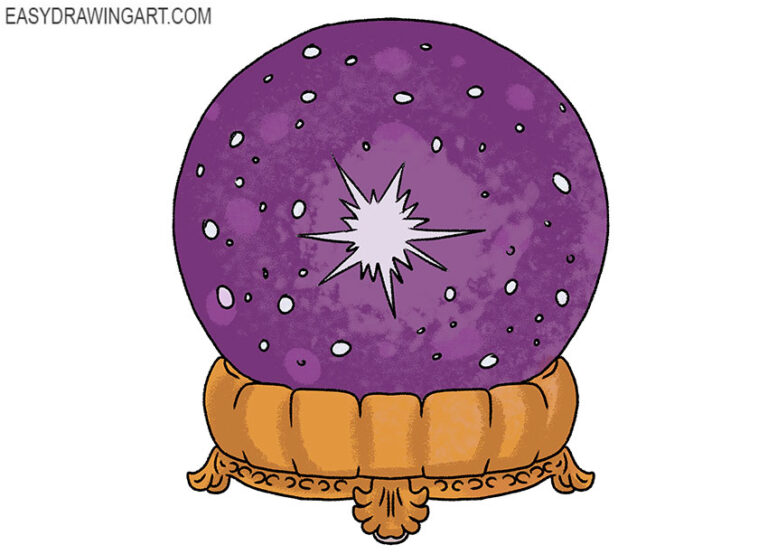 How to Draw a Magic Ball - Easy Drawing Art