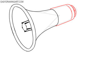 How to Draw a Megaphone - Easy Drawing Art