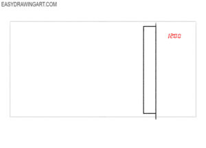How to Draw a Microwave - Easy Drawing Art