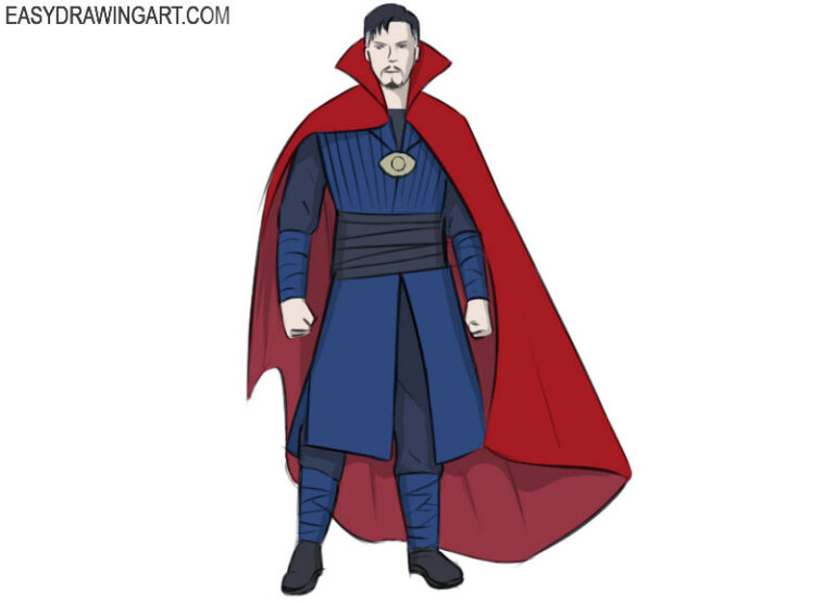 How to Draw Doctor Strange - Easy Drawing Art