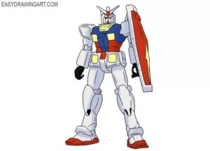 How to Draw Gundam - Easy Drawing Art
