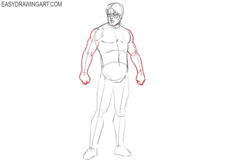 How to Draw Nightwing - Easy Drawing Art