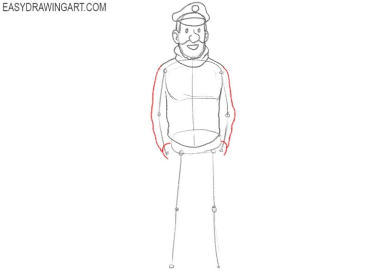 How to Draw Captain Haddock - Easy Drawing Art