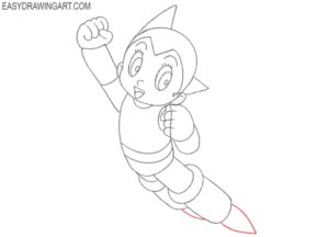 How to Draw Astro Boy - Easy Drawing Art