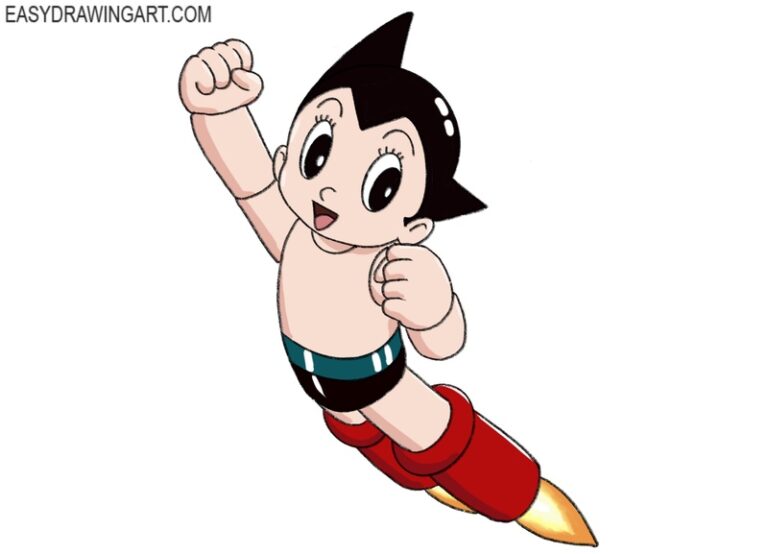 How to Draw Astro Boy - Easy Drawing Art